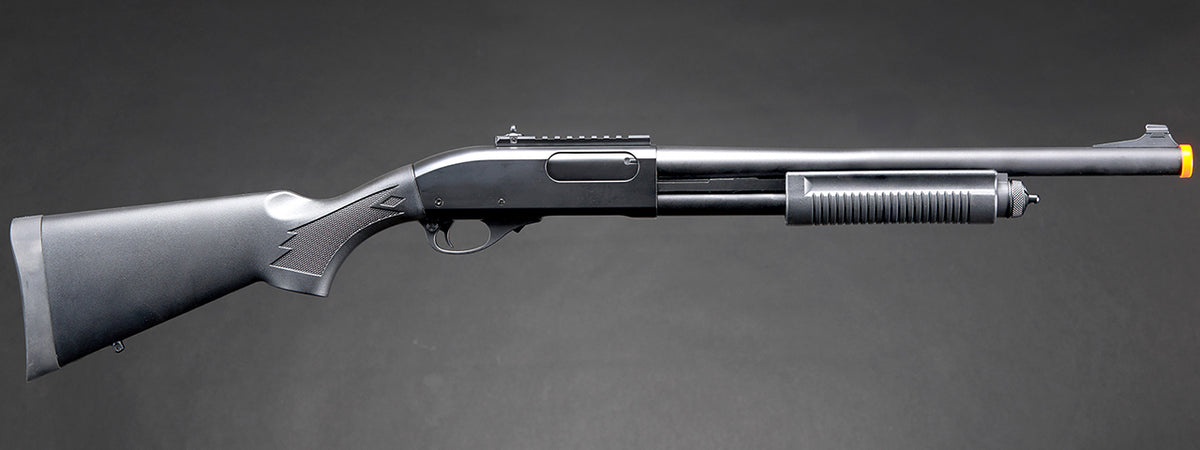 Golden Eagle M8870 3/6-Shot Pump Action CO2 Gas Airsoft Shotgun w/ Gho ...