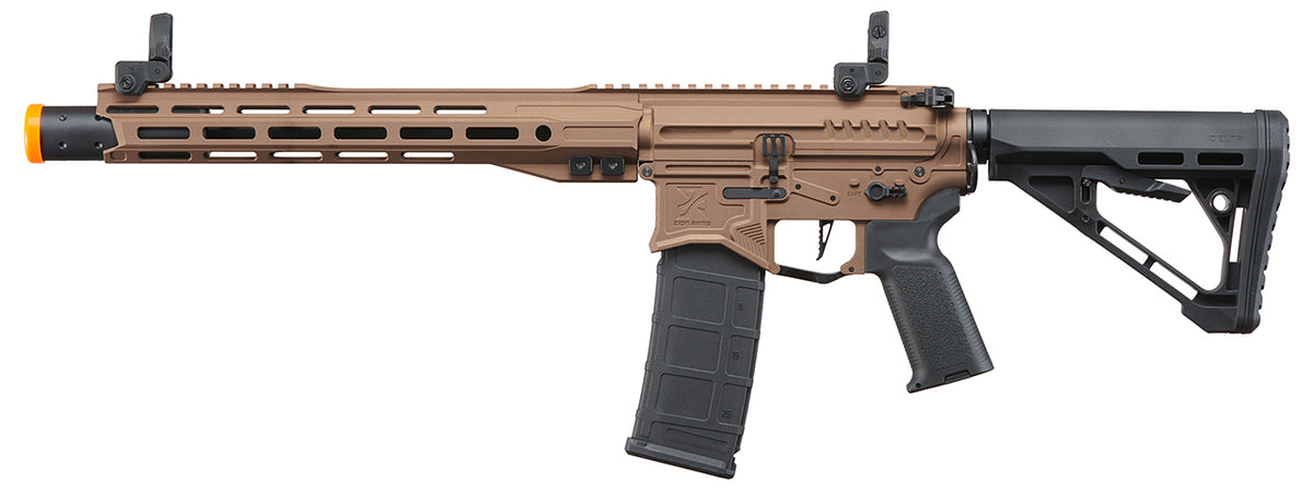 ZION Arms R15 MK2 13" Rail w/ Nebula II ETU Airsoft Rifle (Bronze ...