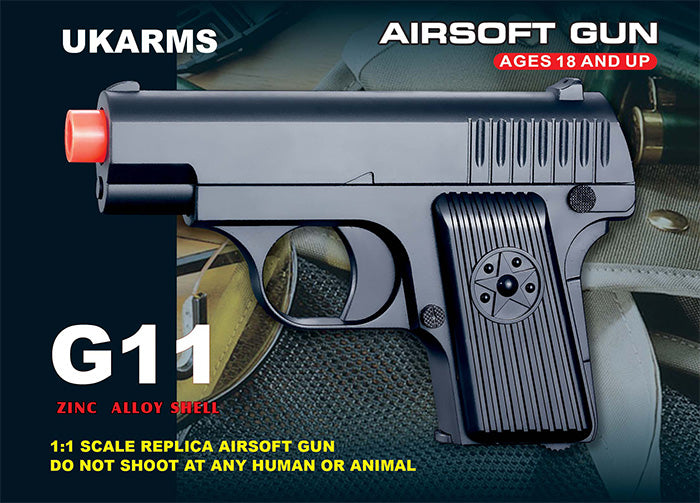 Ukarms G11M Metal Spring Pistol – Wholesale AirsoftGuns