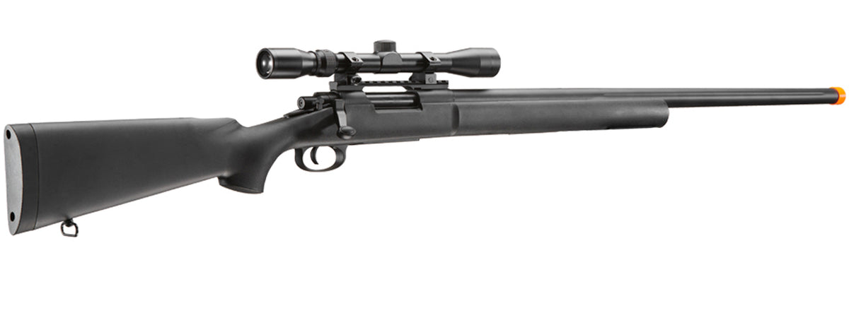 Airsoft Gun Lancer Tactical Airsoft M24 Bolt Action Sniper Rifle w/ Sc ...