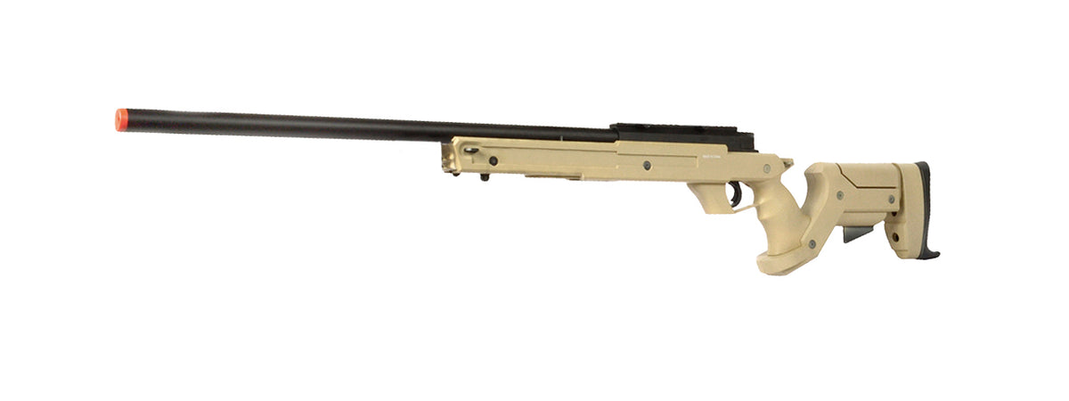 Wellfire SR22 Full Metal Bolt Action Type 22 Sniper Rifle - Dark Earth ...