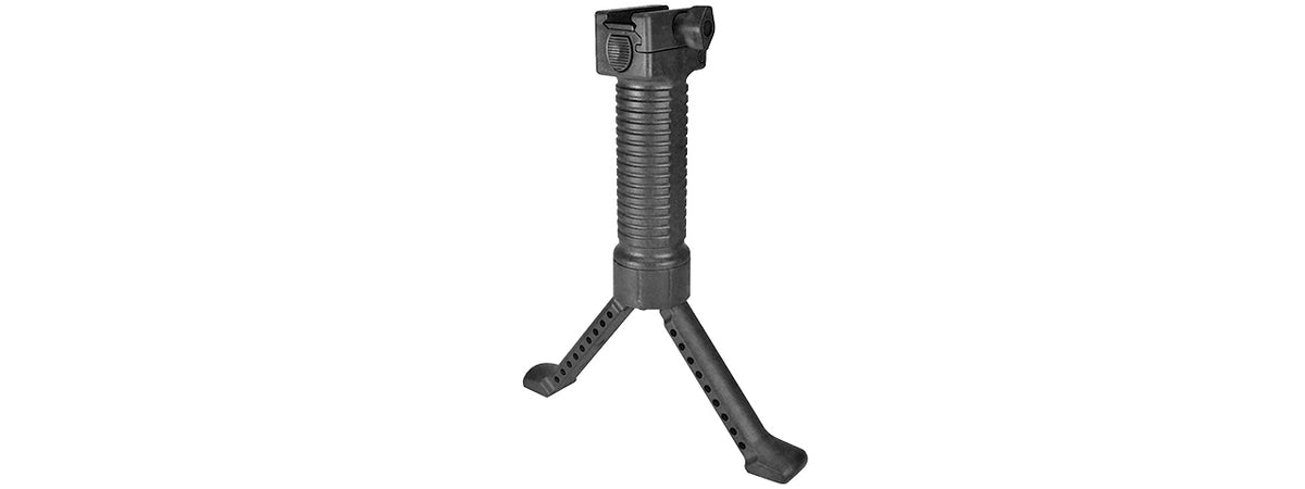 Sg-01C-B Tactical Bipod Grip With Dual Rail Grip Pod System (Black ...