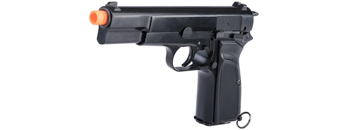 WE Tech Hi-Power Browning MK3 Gas Blowback Airsoft Pistol (Color: Blac ...